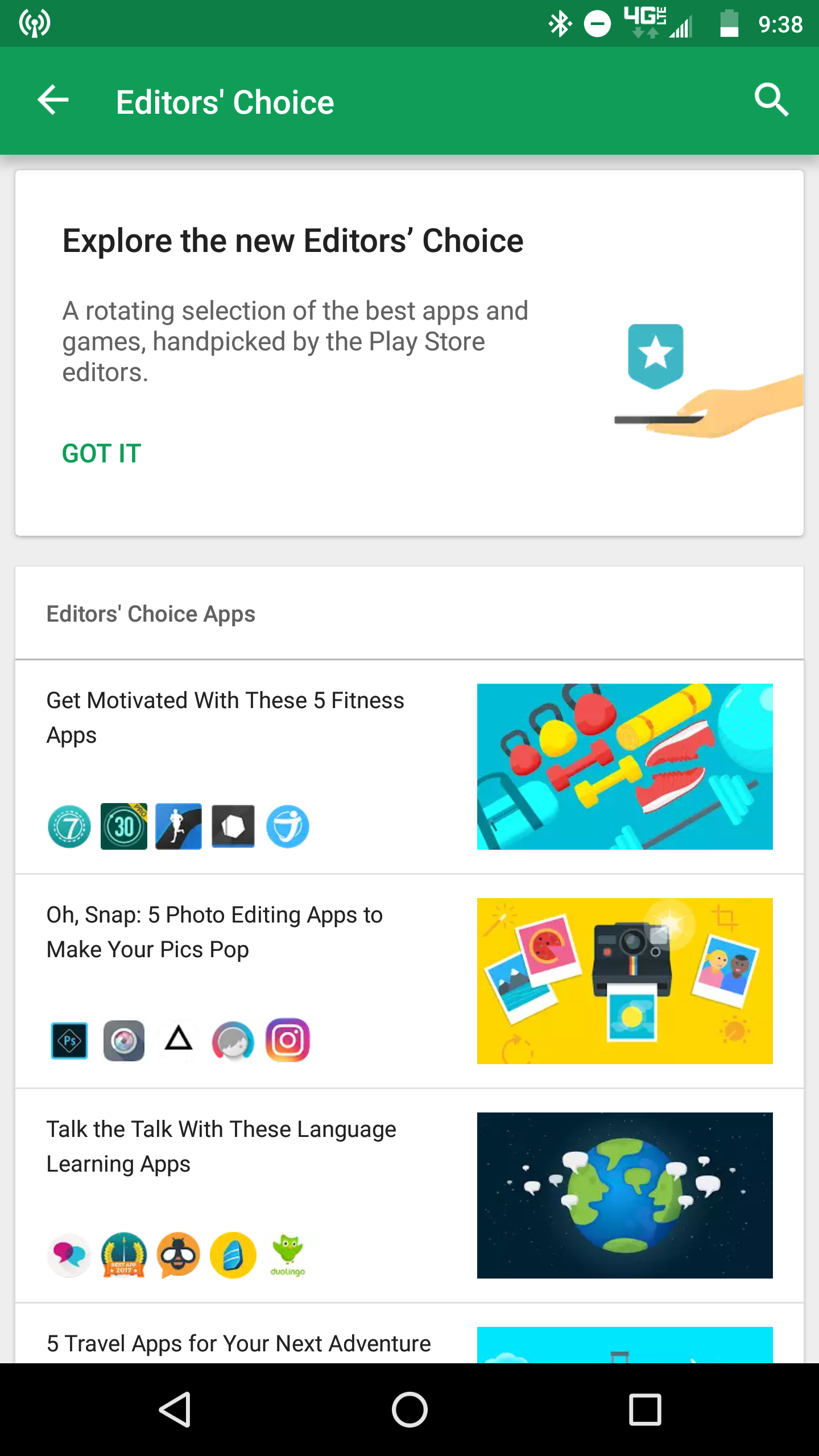 Google Play Store revamps Editors' Choice section w/ Android Excellence ...