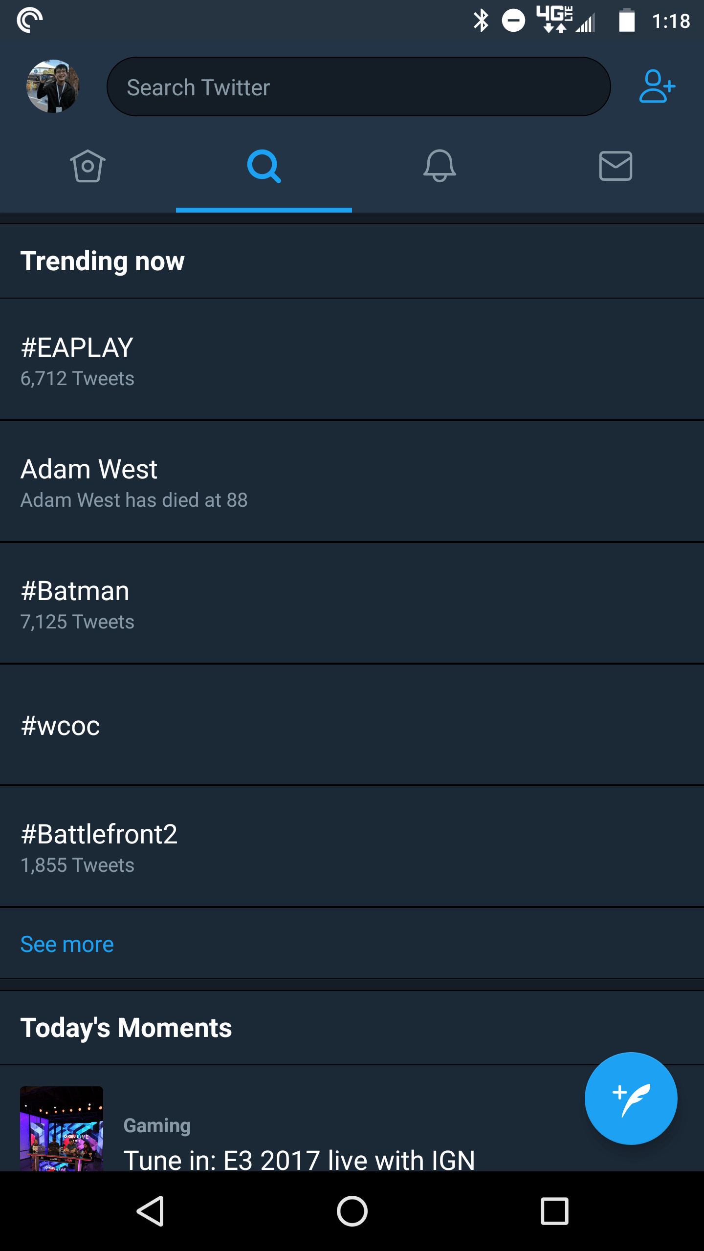 Twitter for Android A/B testing new rounded interface as part of latest ...