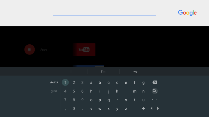 Google is changing Android TV's keyboard from QWERTY to an alphabetical ...