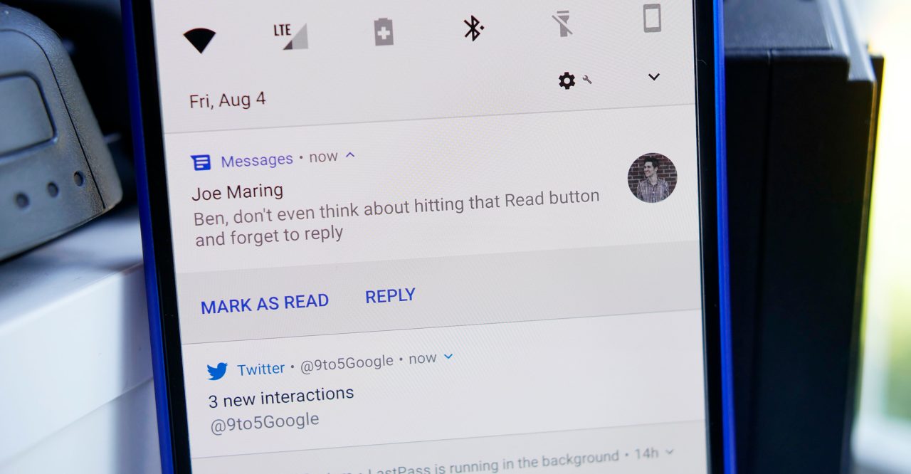 Android Messages v2.3 adds a 'mark as read' button in notifications, available now