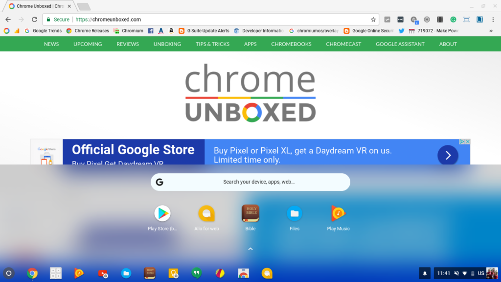 Chrome OS shown off with sleek UI tweaks in the app drawer and login ...