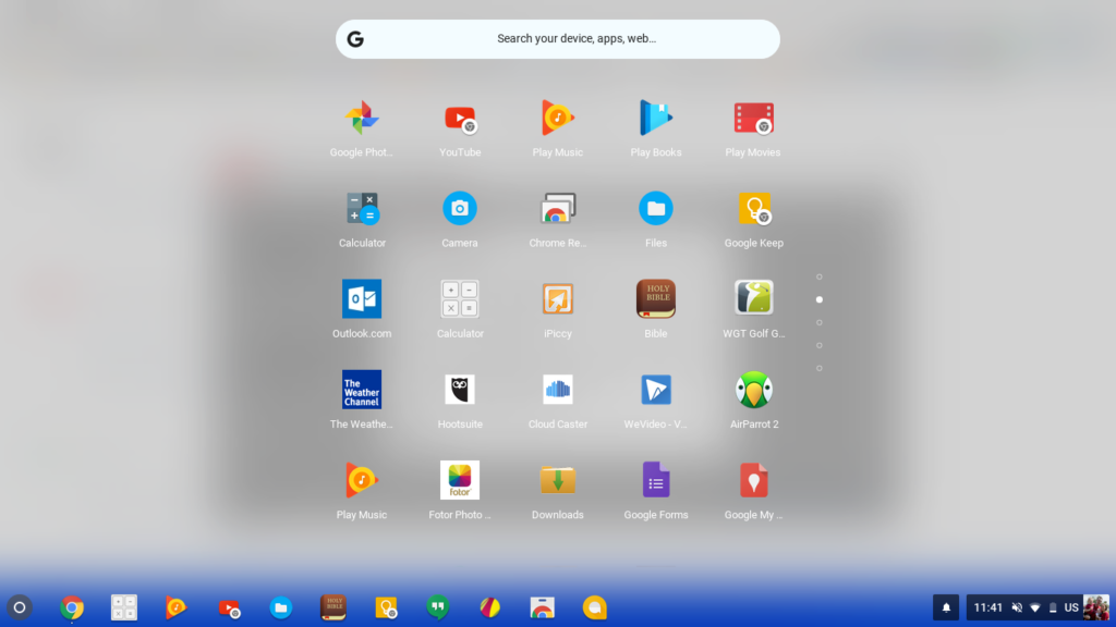 Chrome OS shown off with sleek UI tweaks in the app drawer and login ...