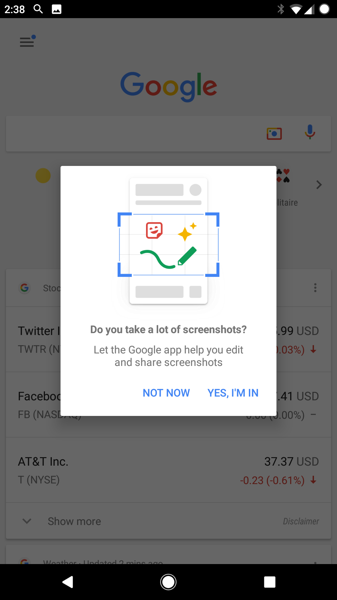 Google app prepares for Google Lens, working on Search UI redesign ...