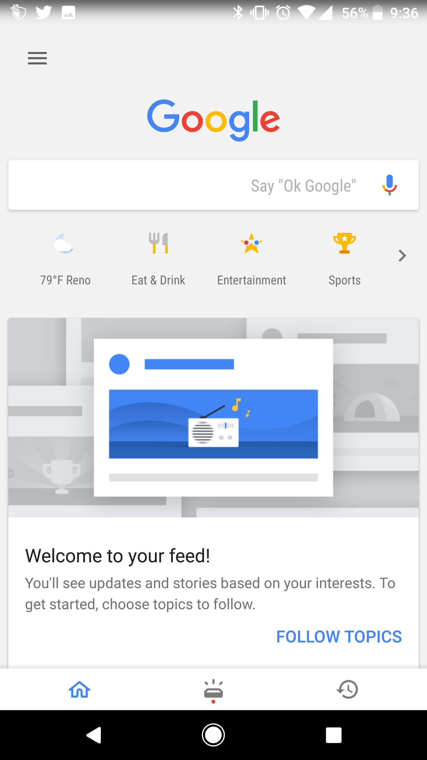 Transparent Google Feed and tabbed Google app widely rolling out to the ...