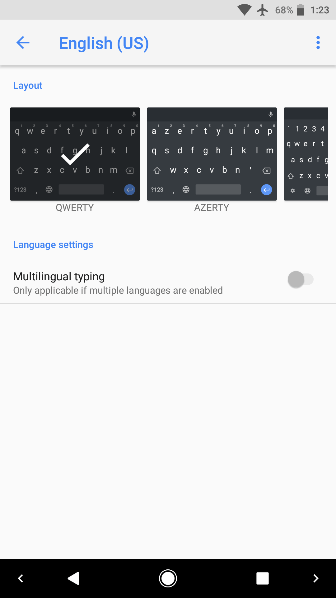 Gboard 6.6 beta redesigns 'Languages' picker, simplifies setting ...