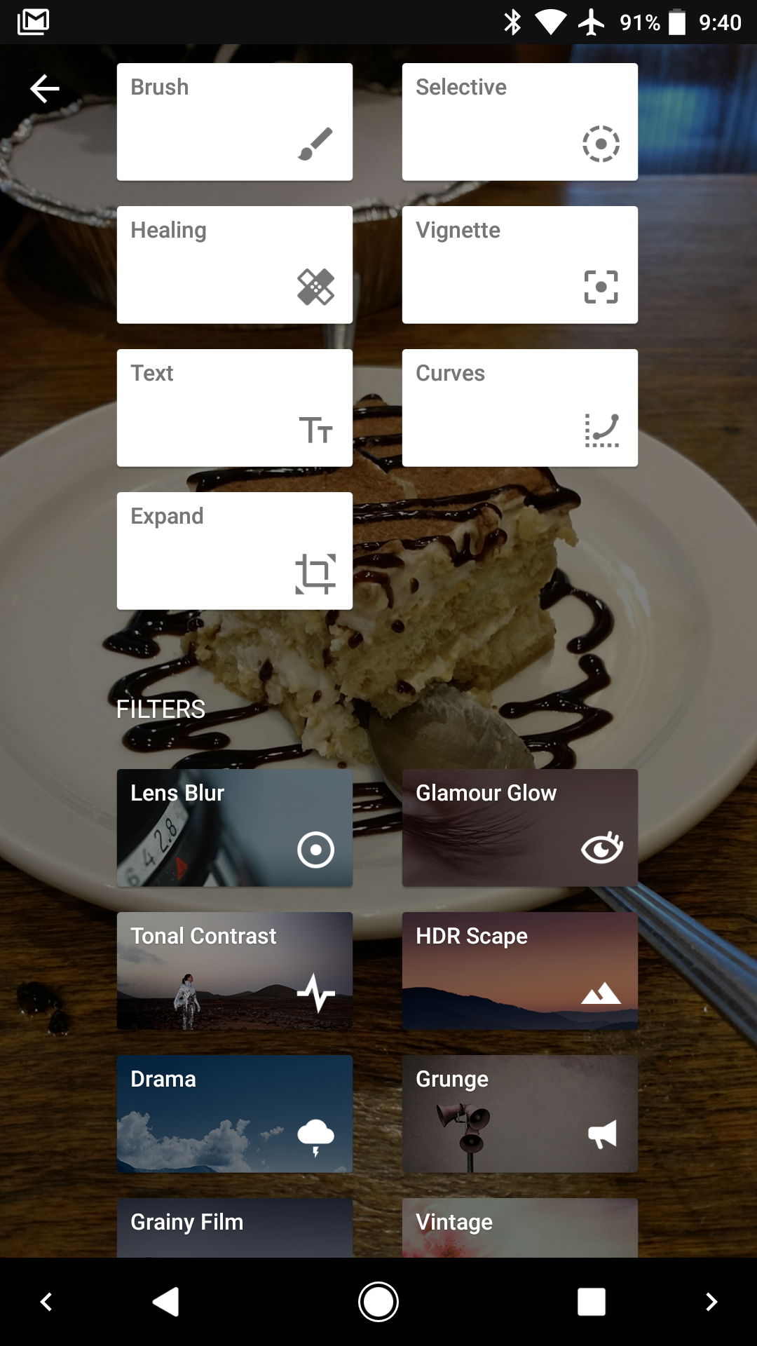 Snapseed’s first update in months is a complete redesign w/ bottom bar ...