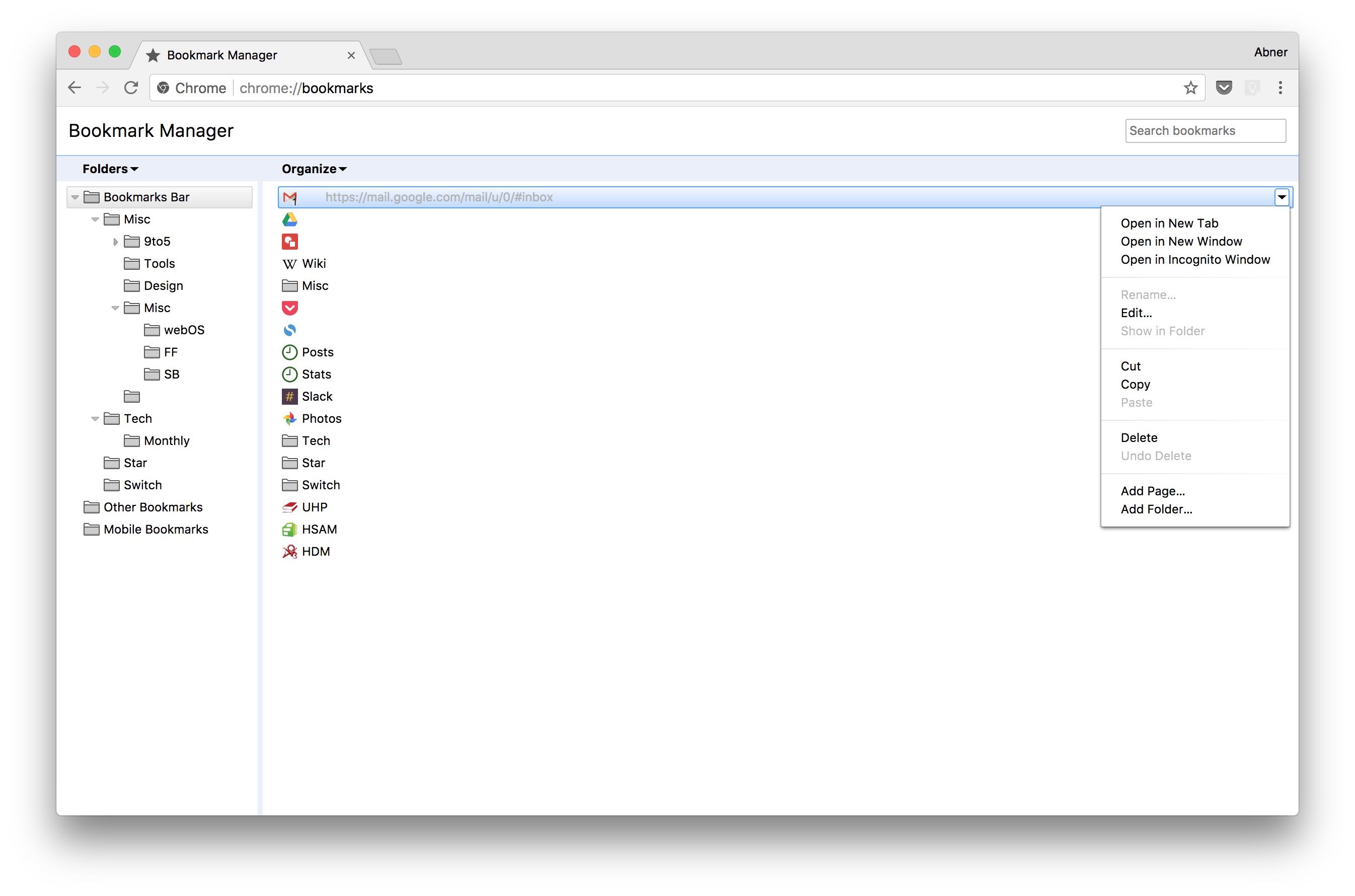 Chrome 63 revamps Bookmark Manager w/ Material Design on Mac, Windows ...
