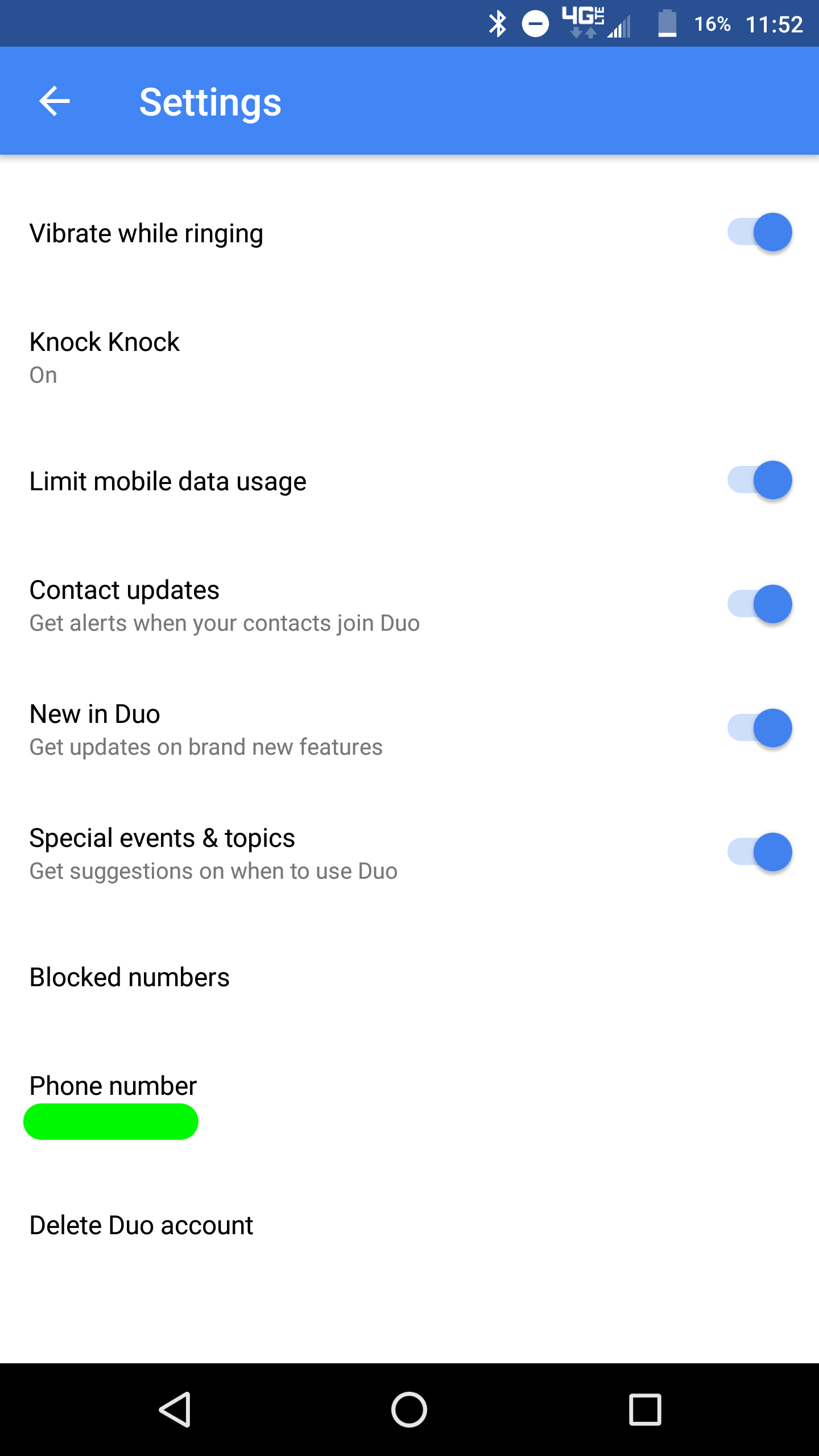 Google Duo 24 adds account deletion, continues work on Google account ...
