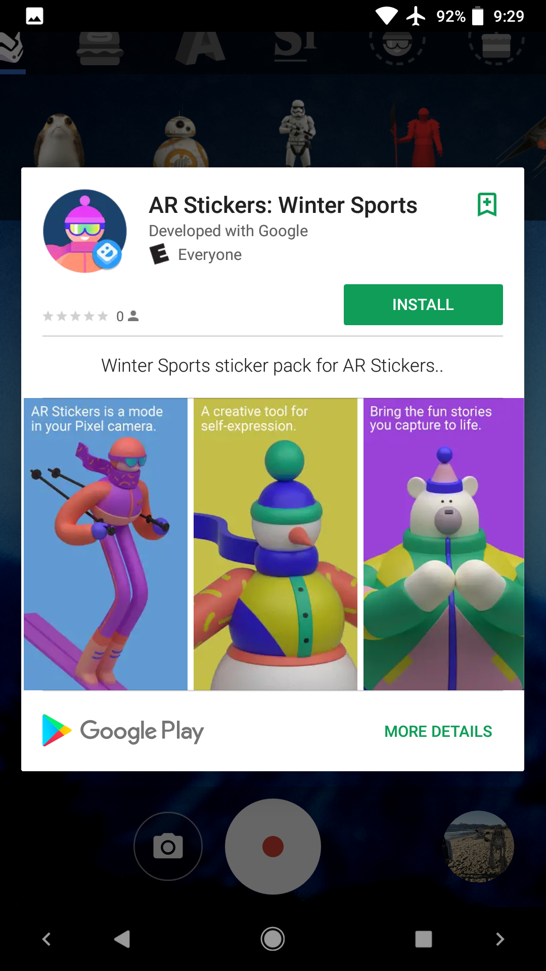 Google Pixel 2 picks up new AR Stickers themed for the 2018 Winter Olympics