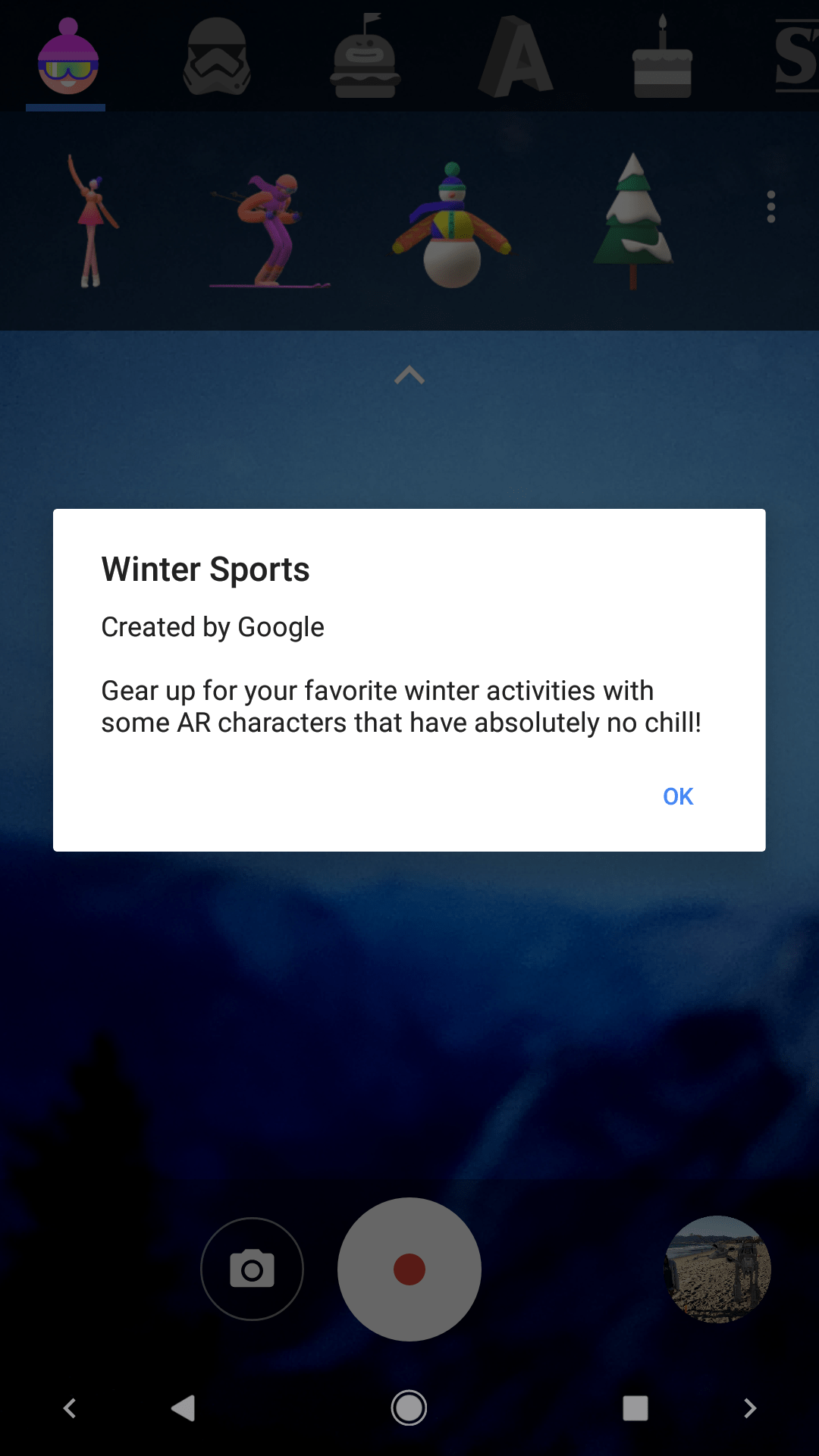 Google Pixel 2 picks up new AR Stickers themed for the 2018 Winter Olympics