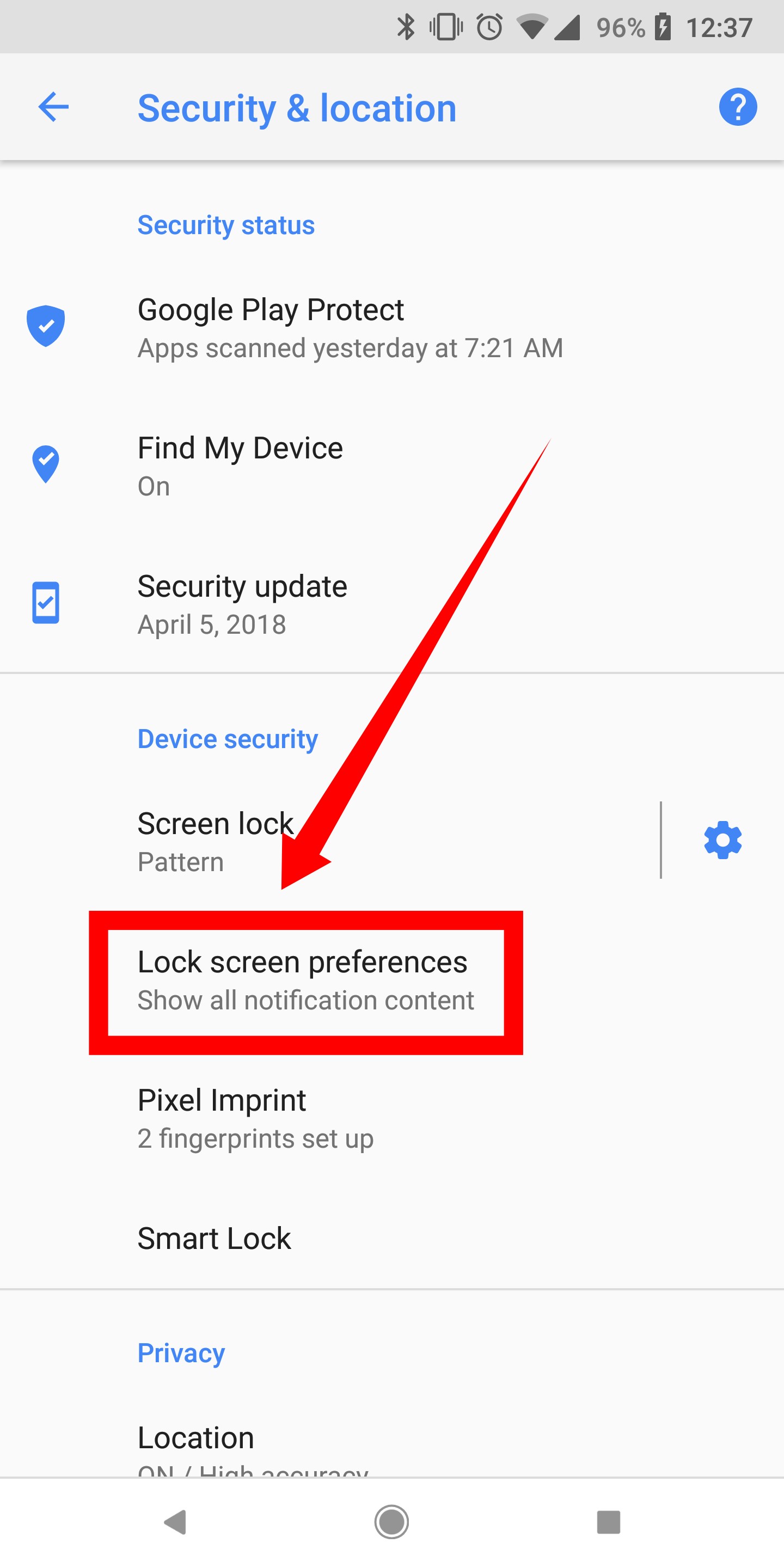 How to hide sensitive notifications from your Android lockscreen