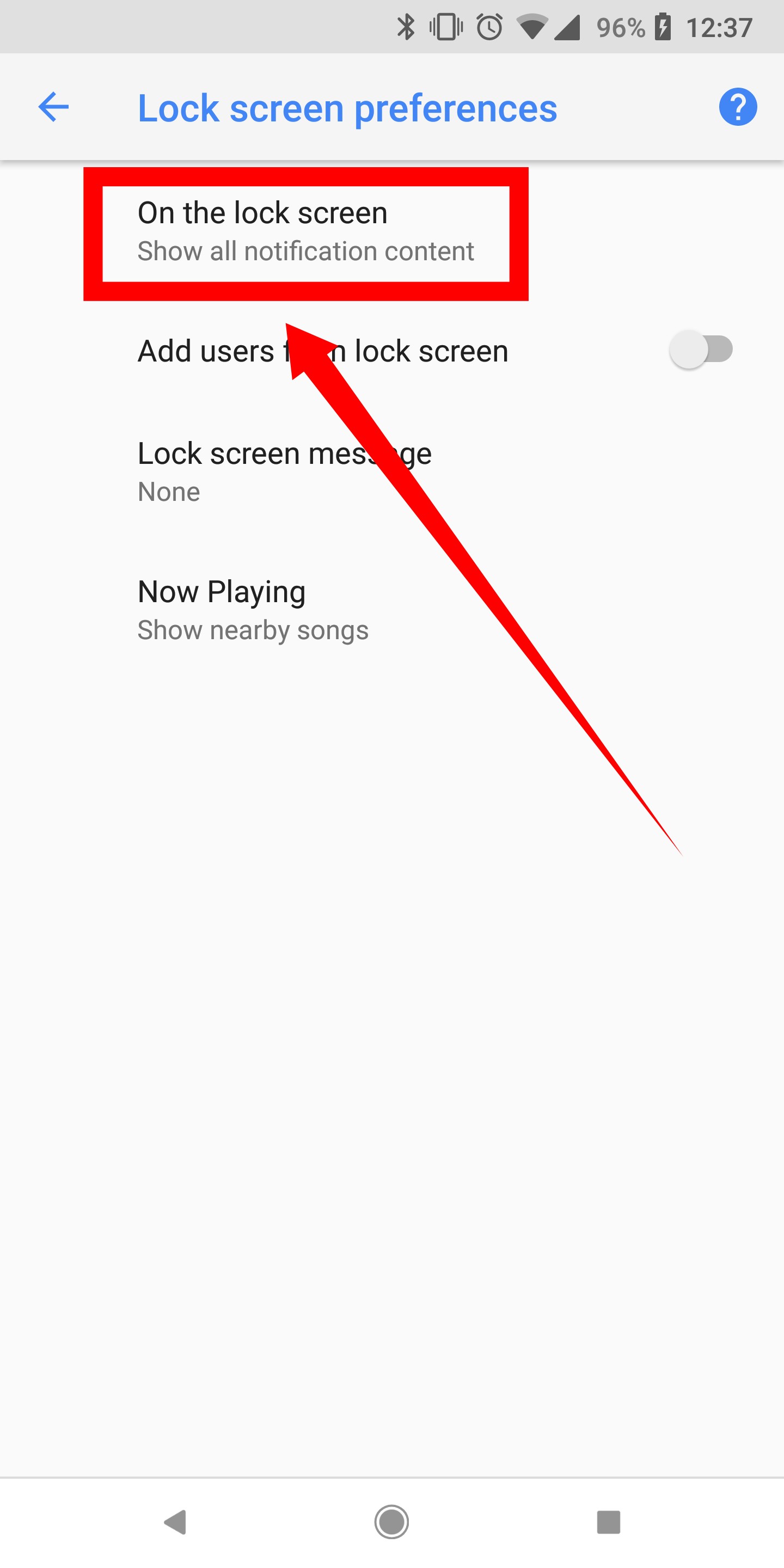 How to hide sensitive notifications from your Android lockscreen