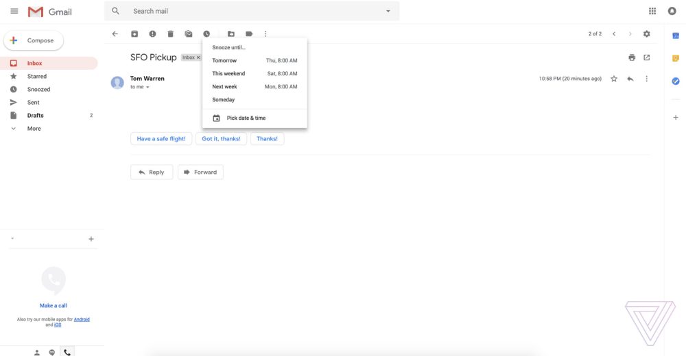 Gmail web revamp leaks w/ rounded design, sidebar widgets, Google Tasks ...