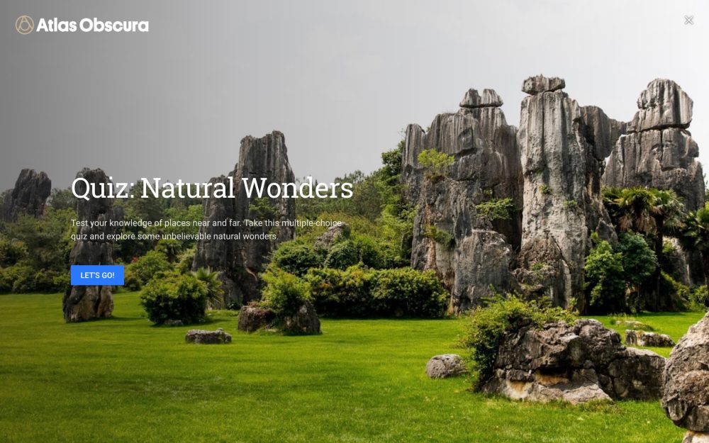 Google Earth partners with Atlas Obscura on geography quizzes that ...