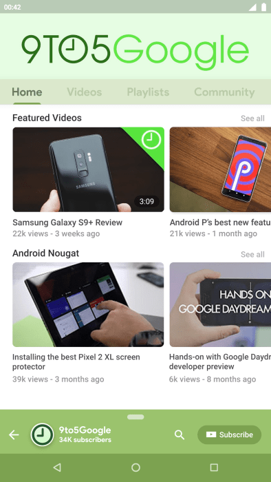 Concept: How YouTube for Android might look with Google's refreshed ...