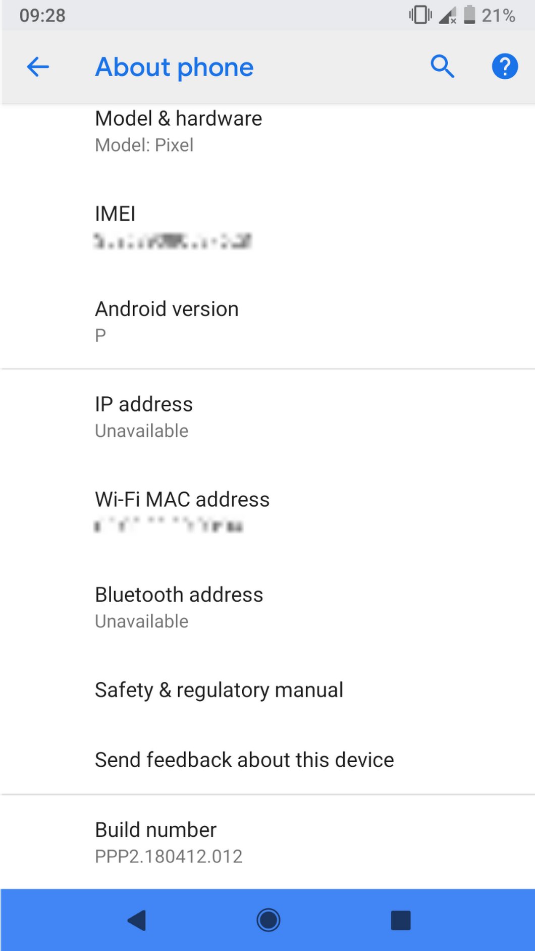 Screenshots of Android P DP2 show gesture navigation controls, horizontal app switcher, more ...