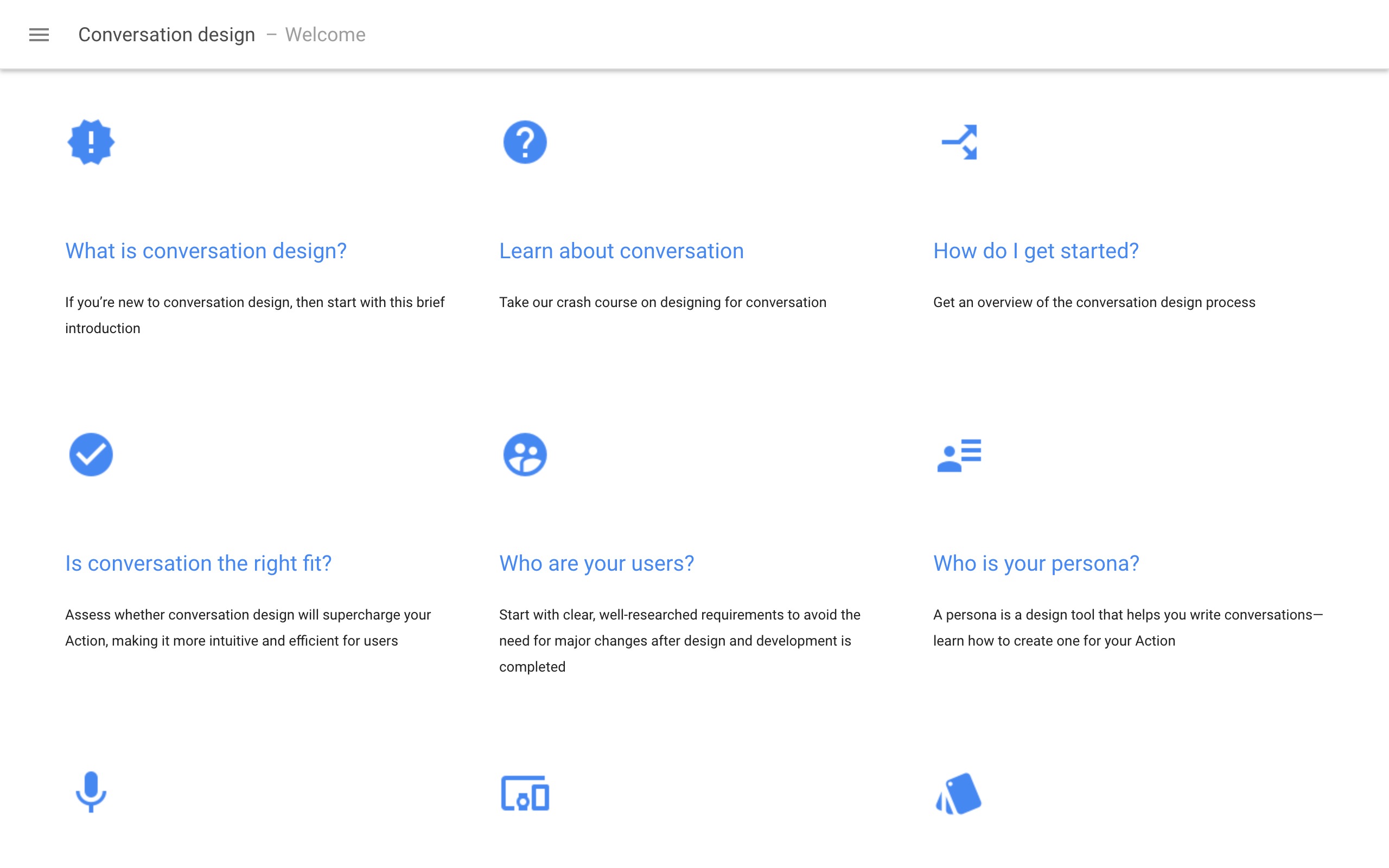 Google publishes 'Conversation design' guidelines for developing ...