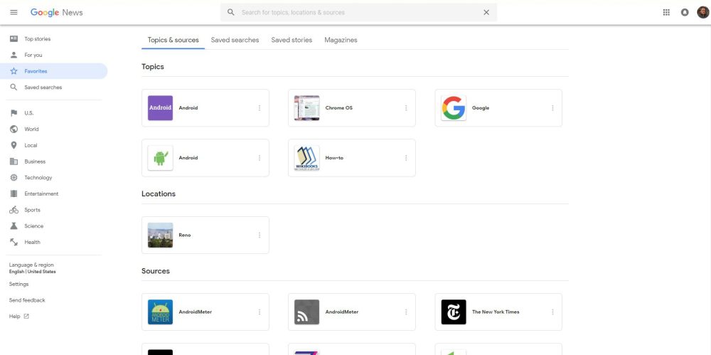 Google Material Theme update for Google News on the web rolling out now ...