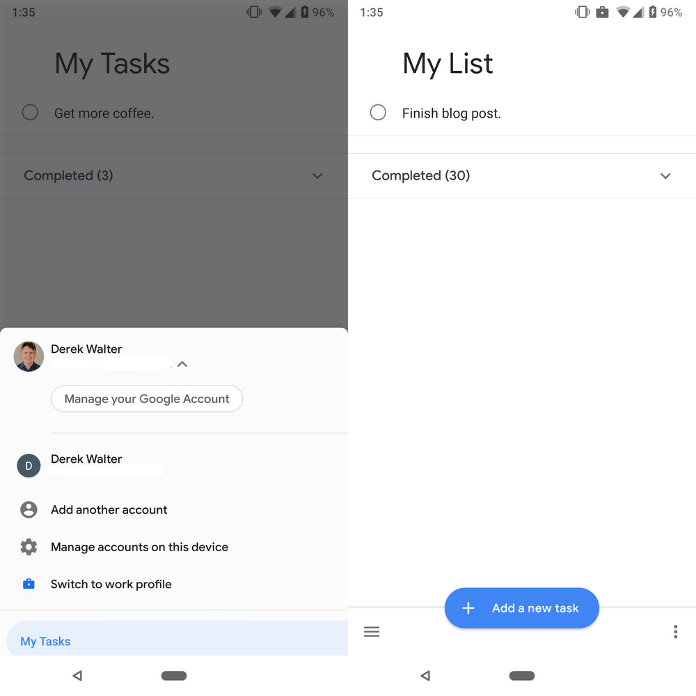 Google details enterprise changes in Android P, Tasks adds support for ...