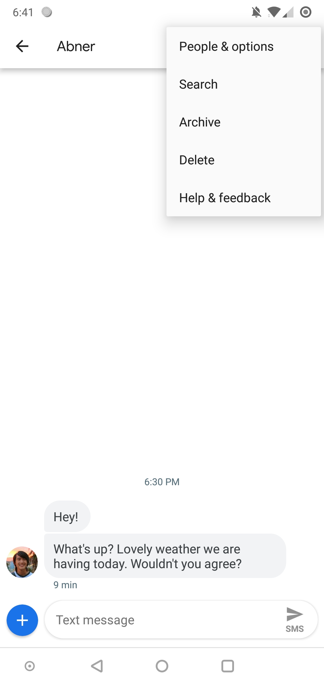 This is Android Messages' Google Material Theme redesign, search ...