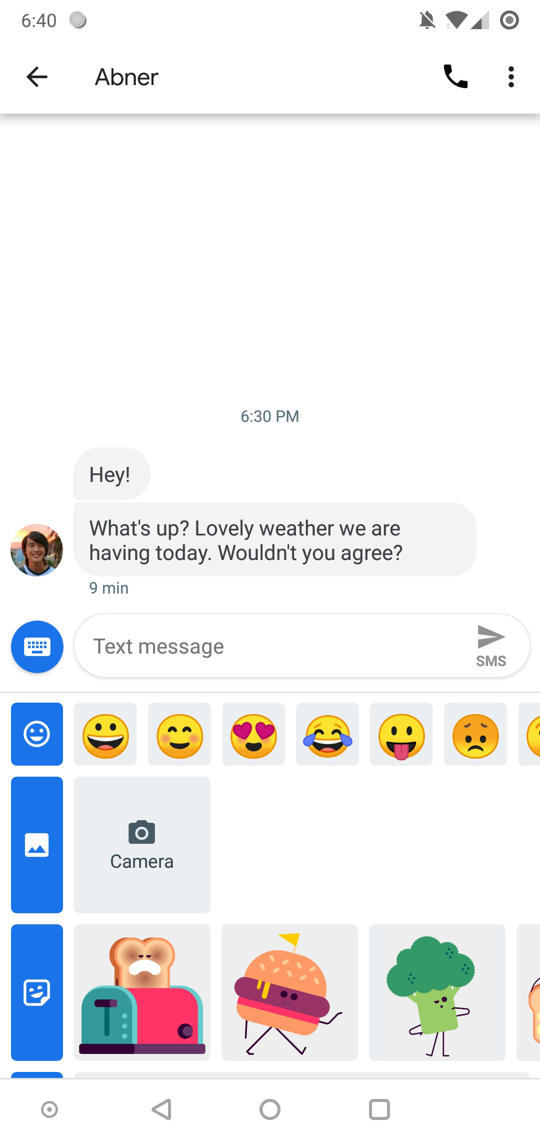 This is Android Messages' Google Material Theme redesign, search ...
