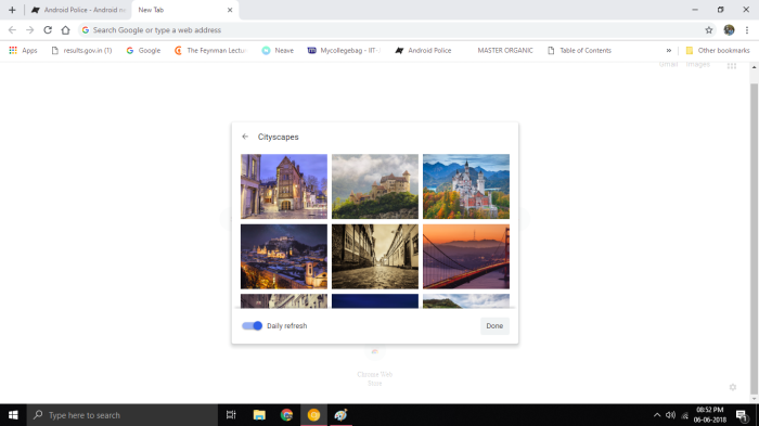 Here's what Google Chrome's New Tab background image picker will look ...