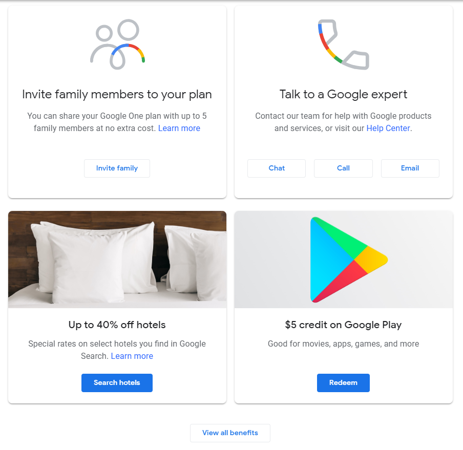 Hands-on: Google One app makes it easy to manage storage, family plans ...
