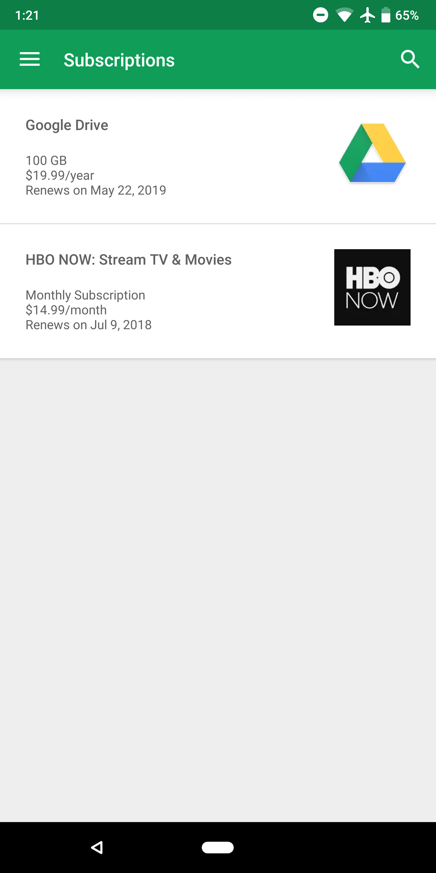 Google Play's redesigned Subscription Center simplifies recurring ...