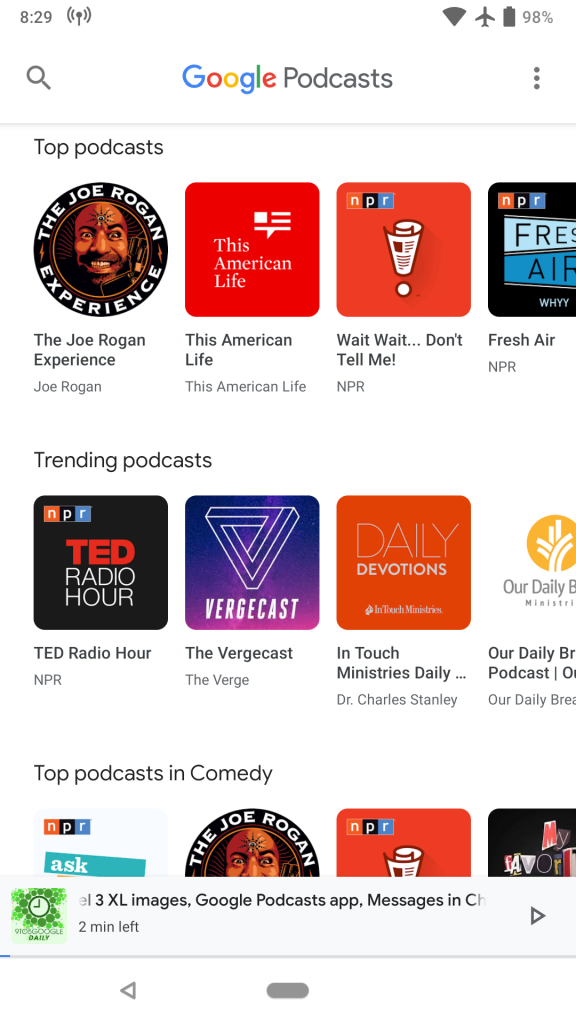 It could've been great: An abridged Google Podcasts history
