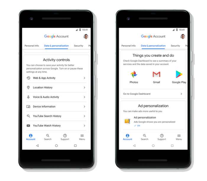 Redesigned 'Google Account' interface officially launches w/ enhanced ...