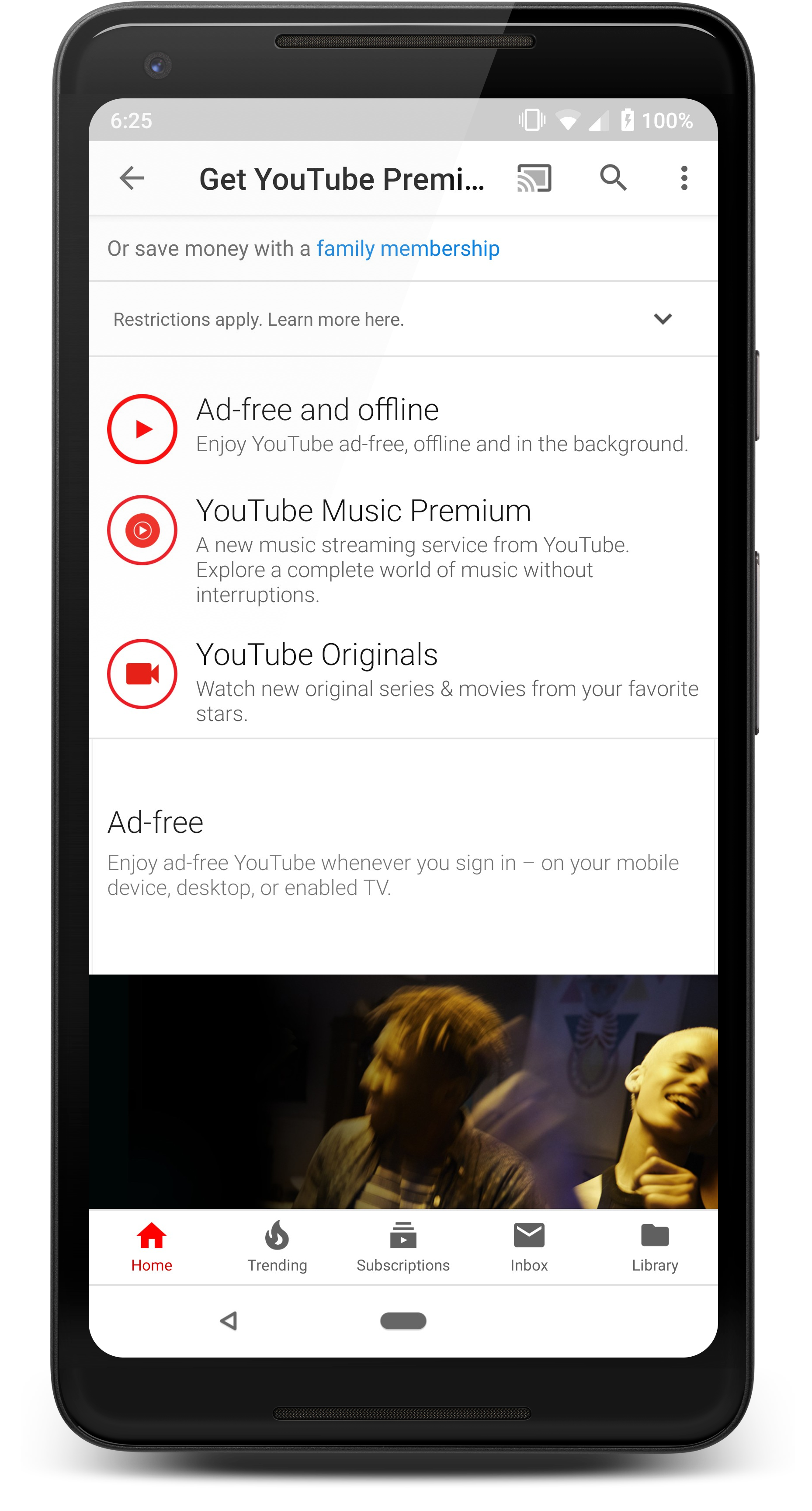 How to sign up for YouTube Premium