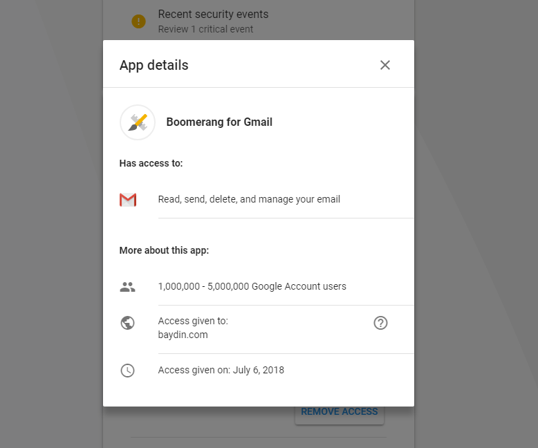 How to remove third-party access to your Gmail inbox w/ Google Security ...