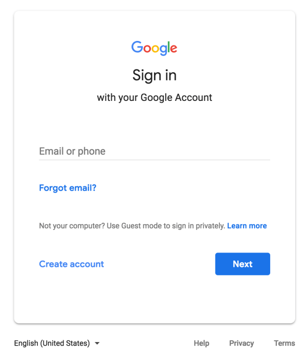 Google tweaks sign-in page again, tones down new Material Theme component