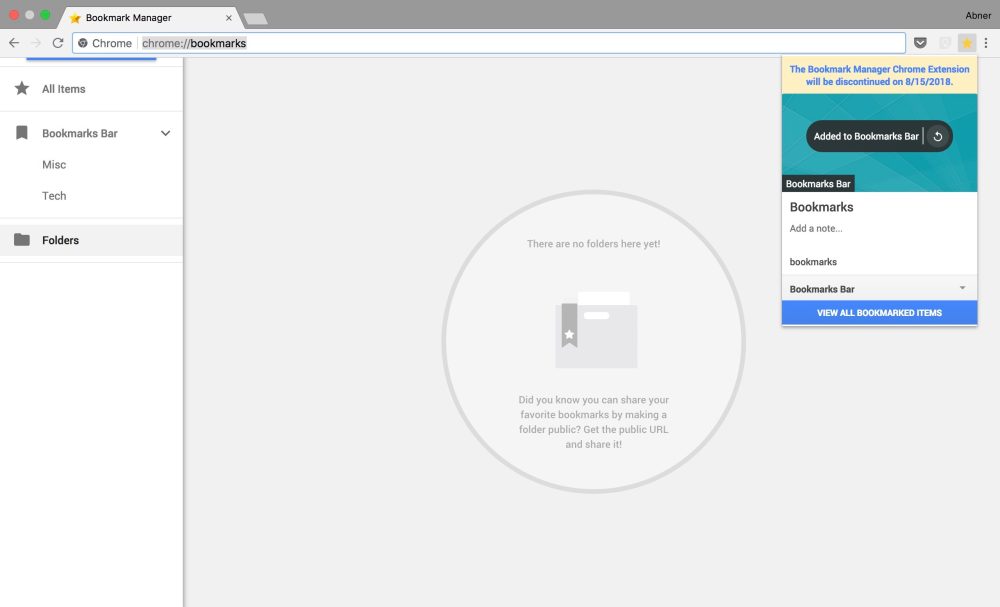 Google also deprecating ‘Bookmark Manager’ Chrome extension next month ...