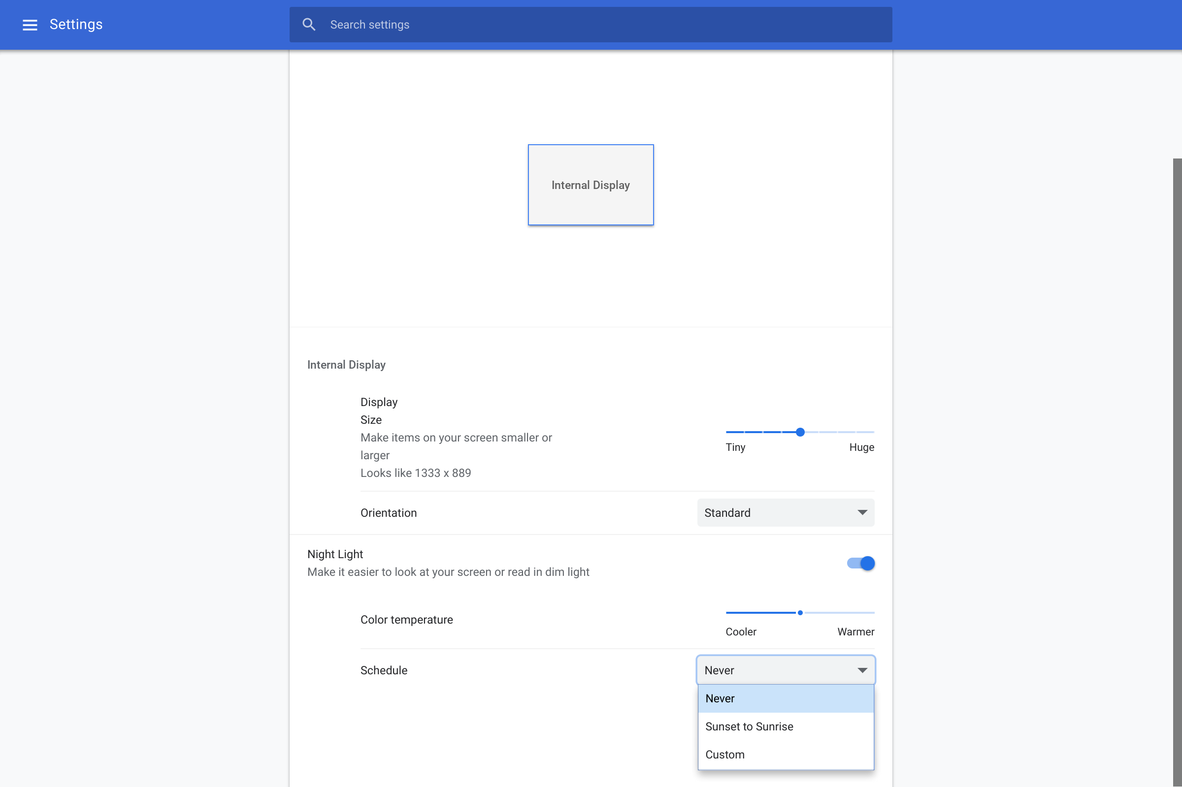 Chrome OS 69 rolling out w/ Google Material Theme, Night Light, Linux ...