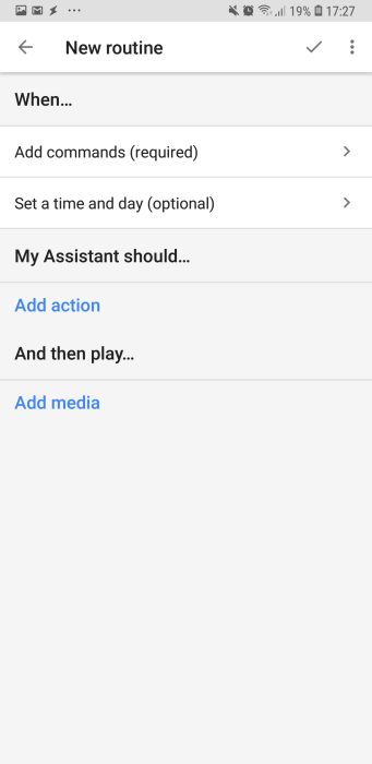 Google Assistant's Ready-made and Custom Routines w/ scheduling rolling ...