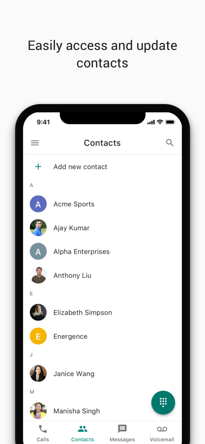 Google Voice redesigned w/ new icon, Contacts tab, & Calendar-set DND ...