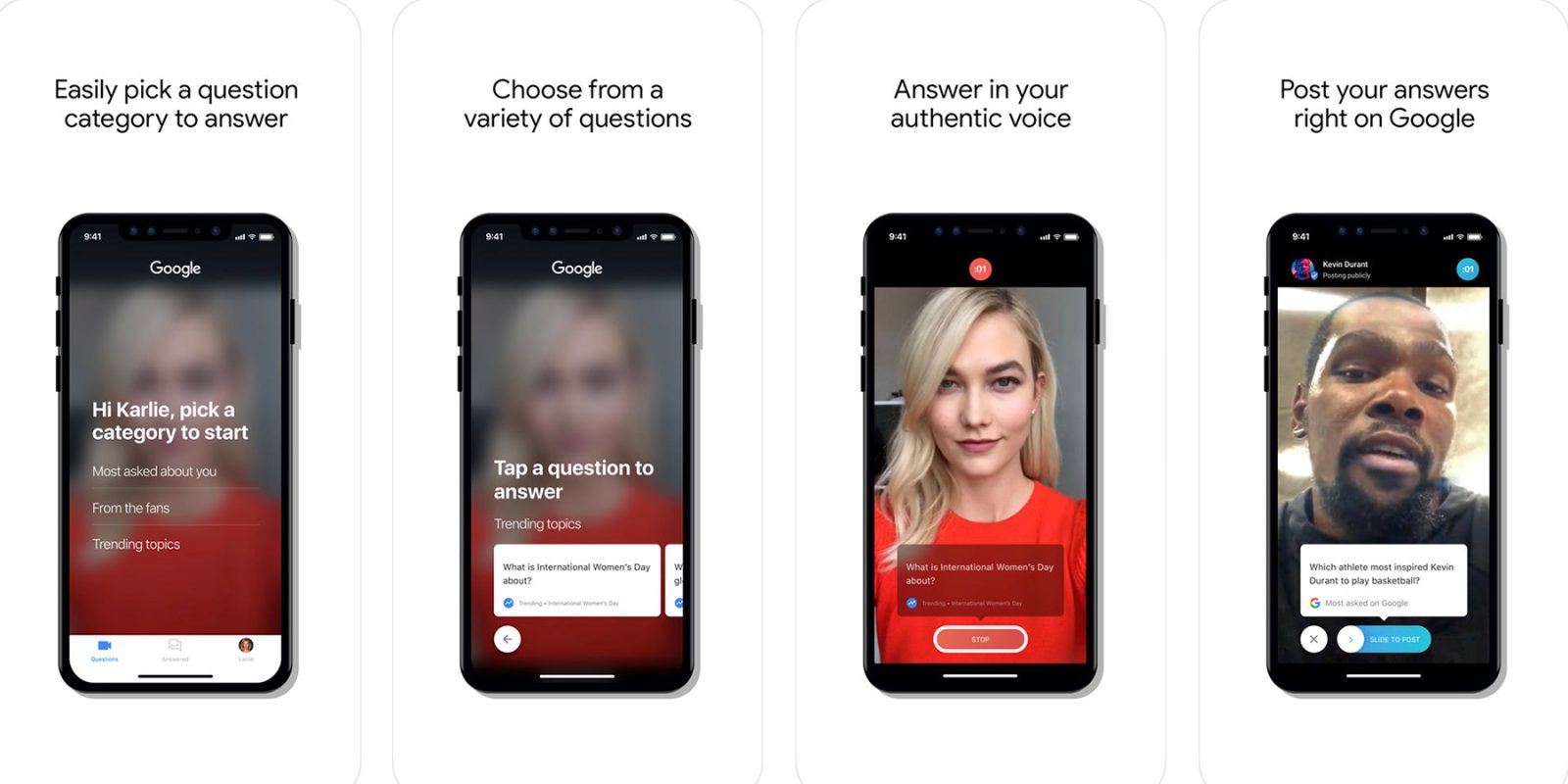 Google 'Cameos' iOS app lets celebrities & public figures answer ...