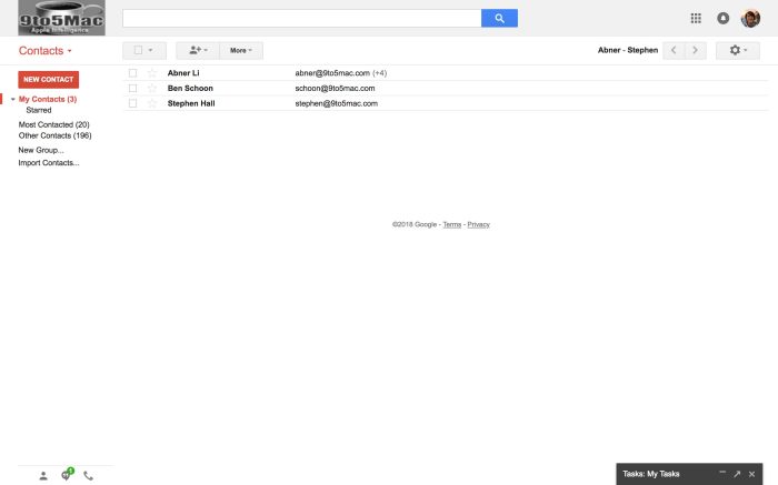 Google removing Contacts shortcut and old interface from legacy Gmail