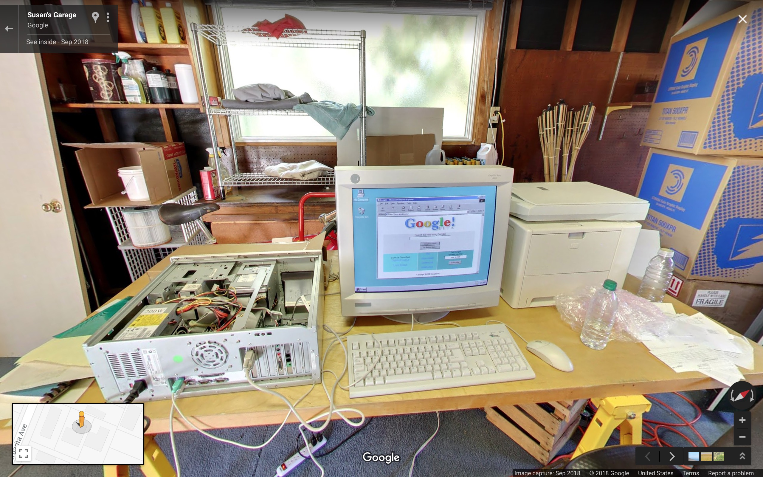Explore Google's original garage headquarters in Street View - 9to5Google