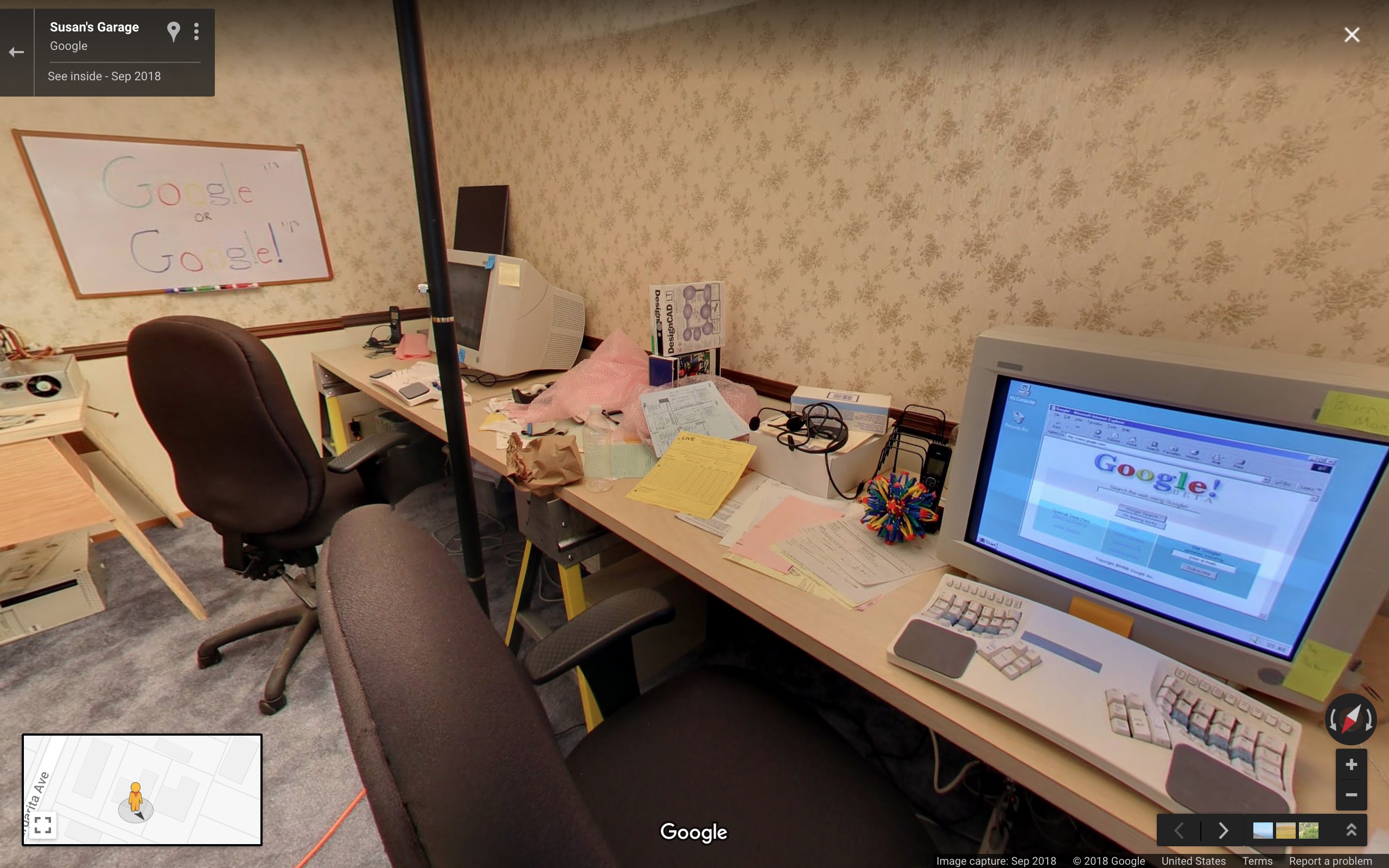 Explore Google's original garage headquarters in Street View - 9to5Google