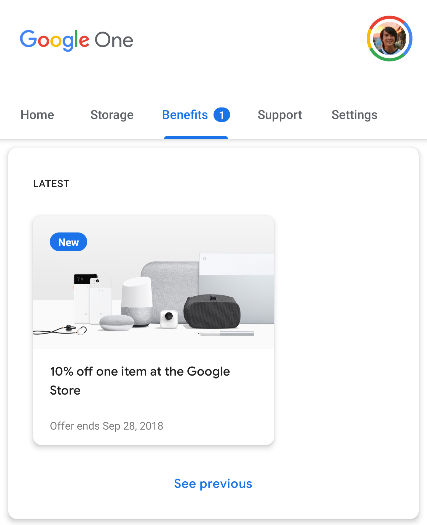 Google One offering 10% Store discount on Pixel 2, Pixelbook, more ...