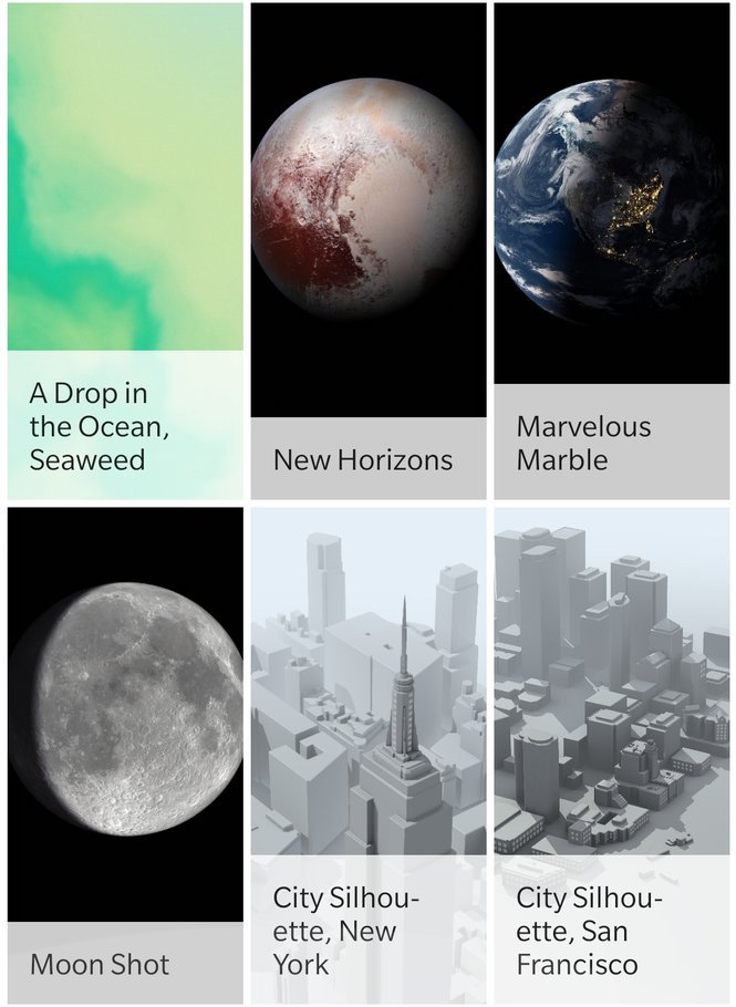 ‘Come Alive’ and ‘Living Universe’ wallpapers from the Google Pixel 3 ...
