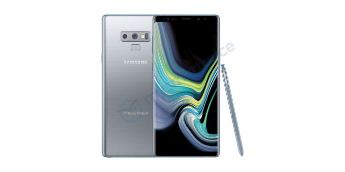 Samsung Galaxy Note 9 leaks out in silver color variant - 9to5Google