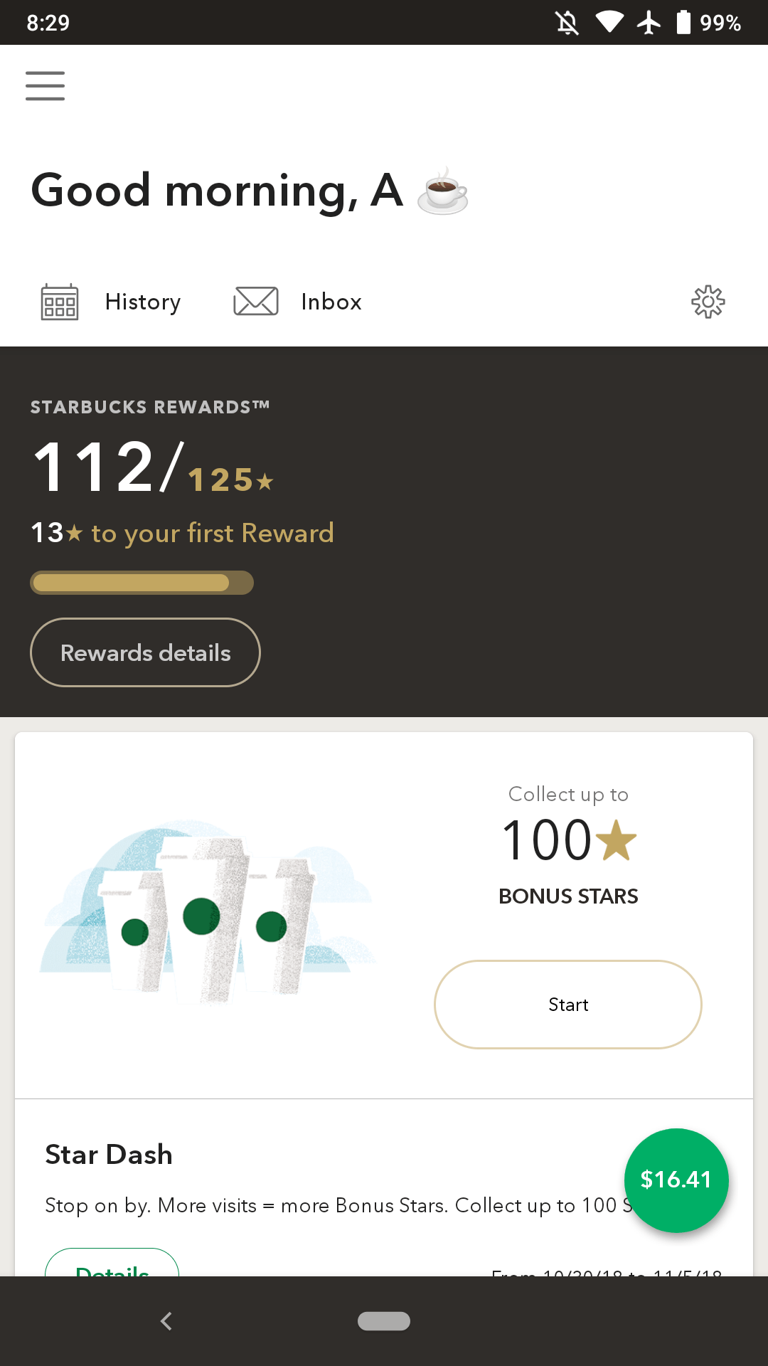 Starbucks for Android simplified with bottom bar redesign - 9to5Google
