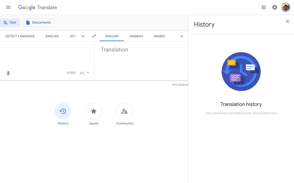 Google Translate on the web updated with Material Theme - 9to5Google