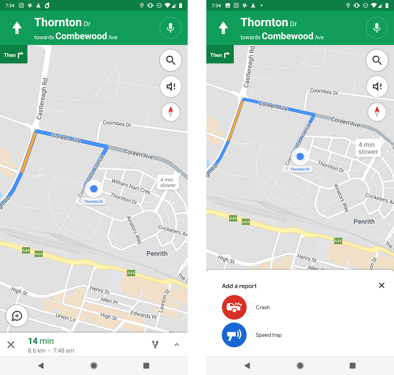 Google Maps reporting for speed traps and crashes in testing - 9to5Google