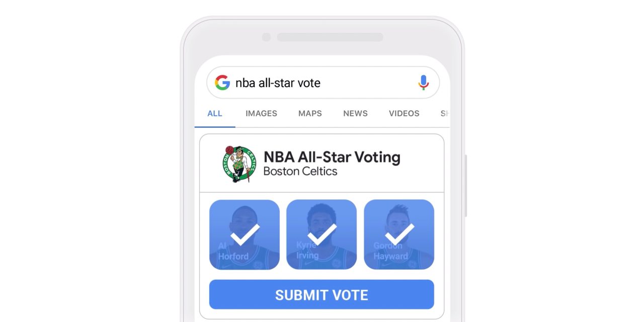 Google 'presenting' 2019 NBA All-Star Voting, now exclusive to Search ...
