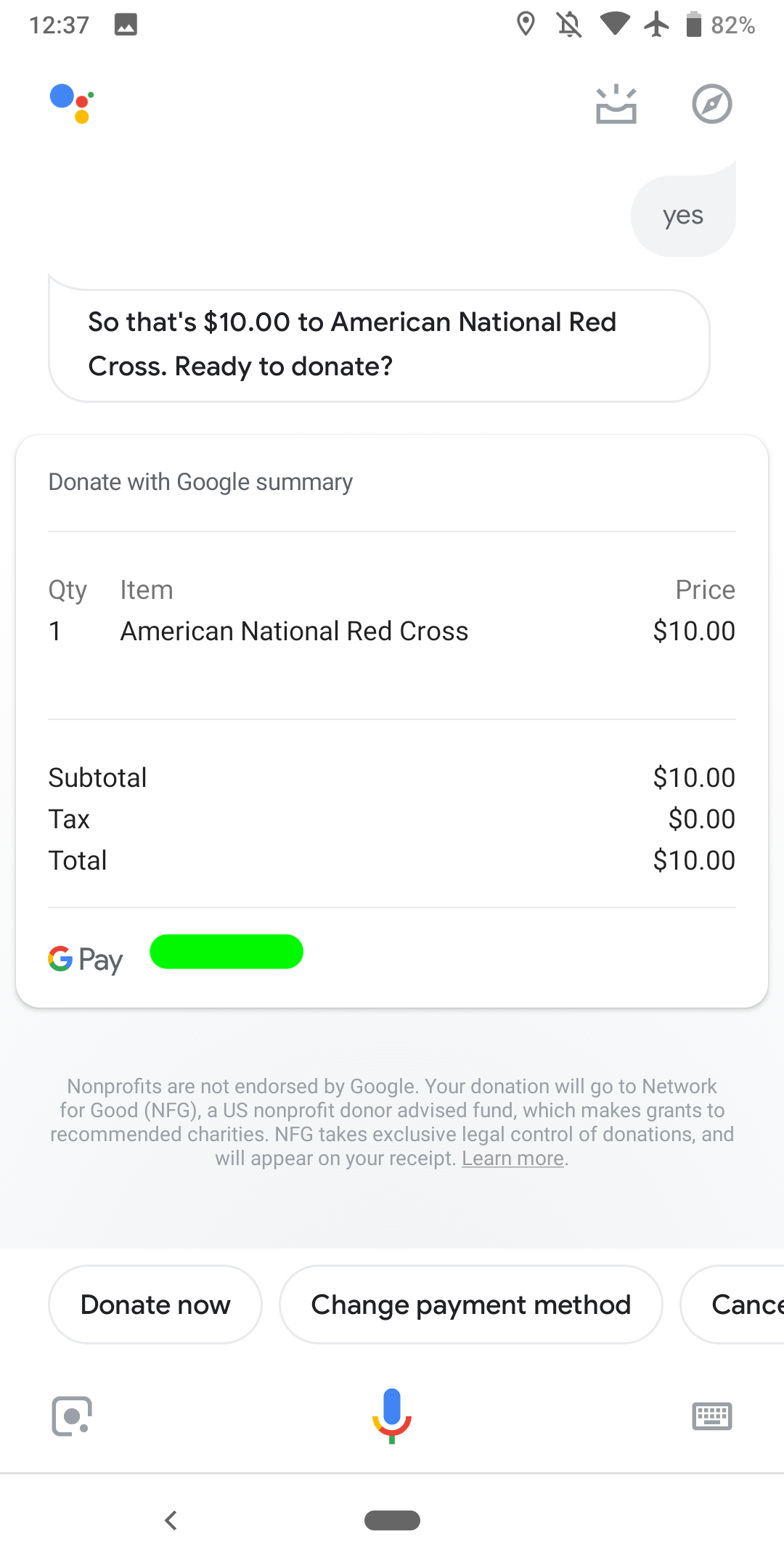 Google Assistant can now make charity donations on Android and Google ...