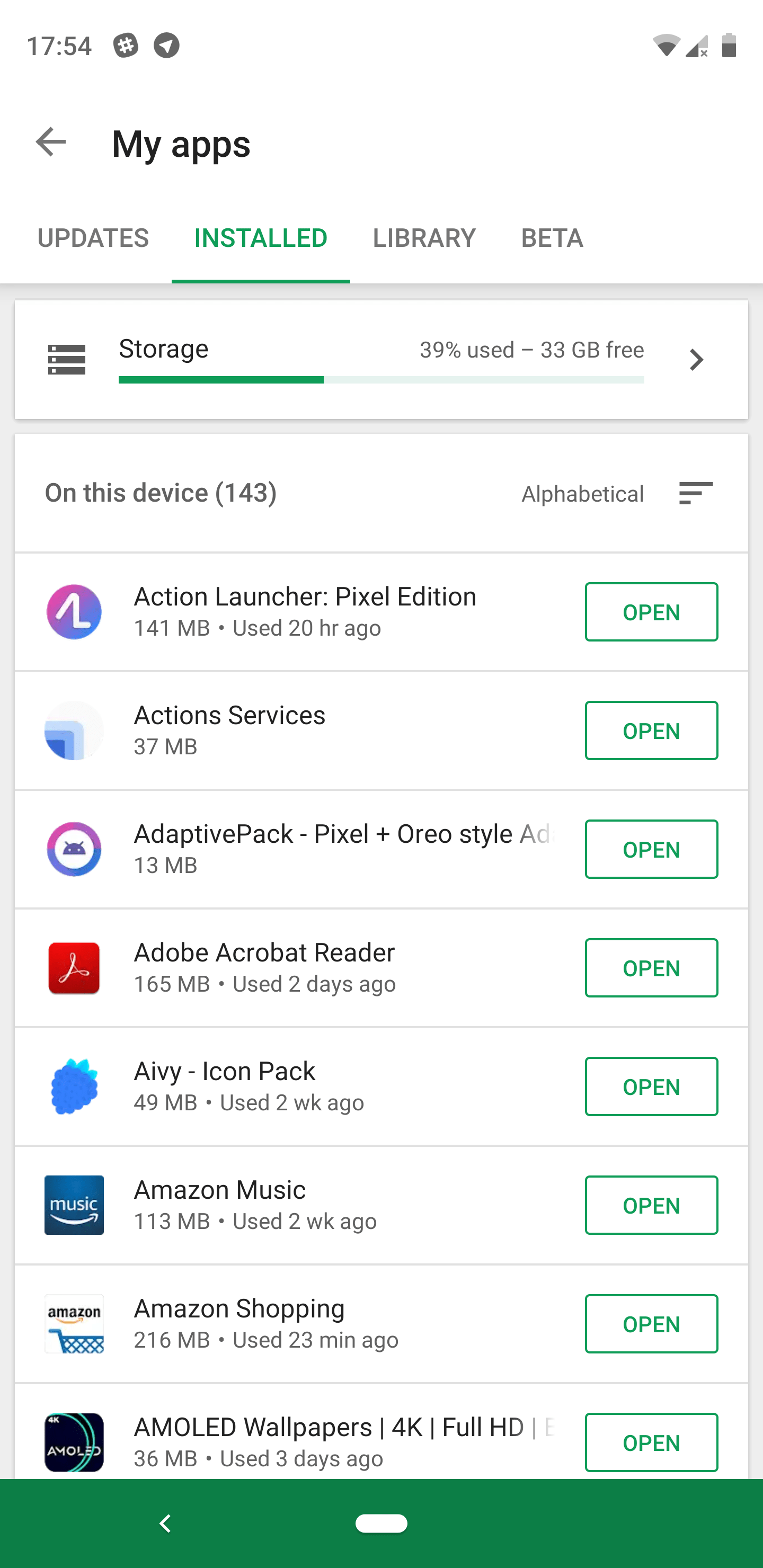 Google Play storage indicator currently in testing for some - 9to5Google